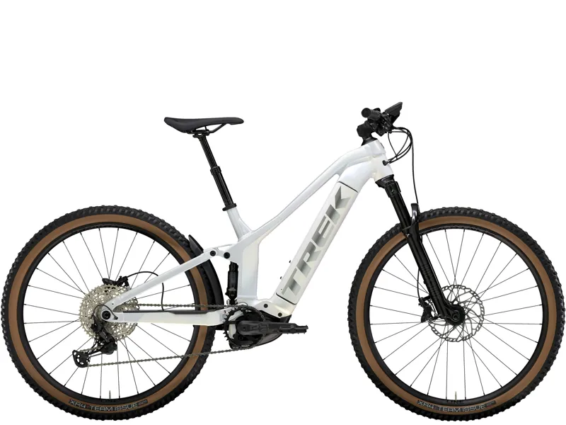 Trek Powerfly FS 7 Electric Mountain Bike in White Prismatic/Plasma ...