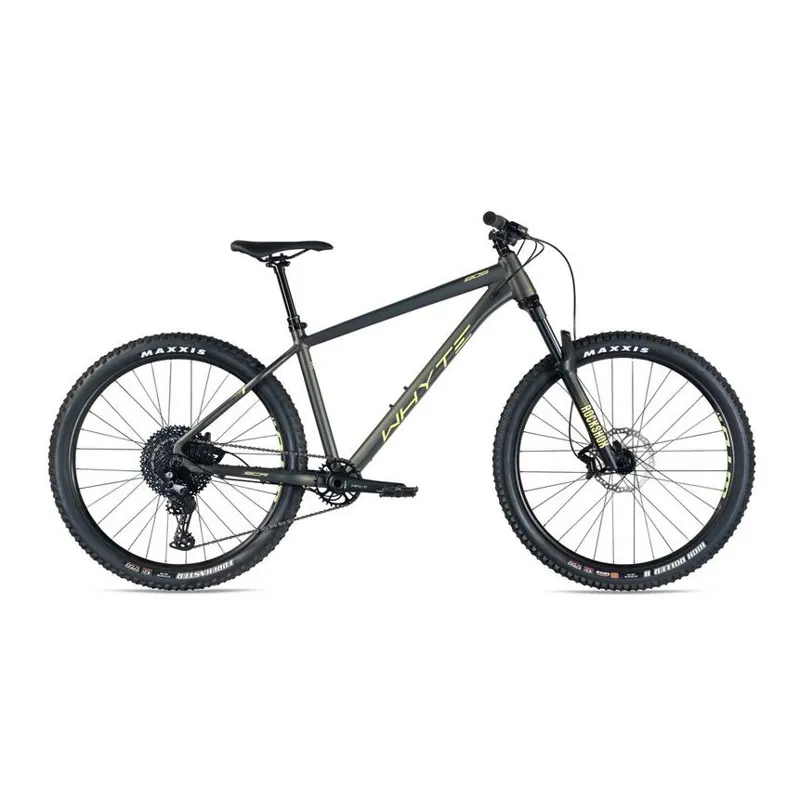 Whyte 805 v4 Mountain Bike 2022 in Matt Moss and Yellow/Khaki