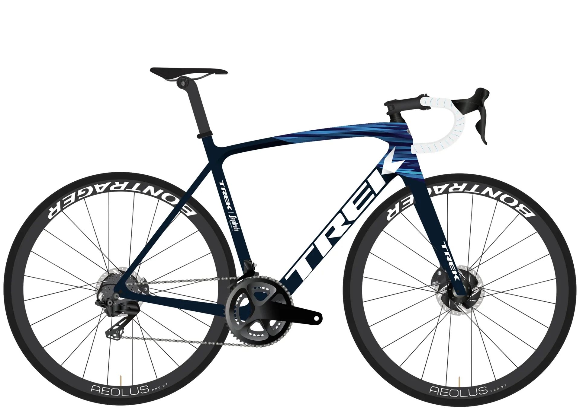 Trek Emonda SLR 7 Road Bike in Navy Carbon Smoke/Blue
