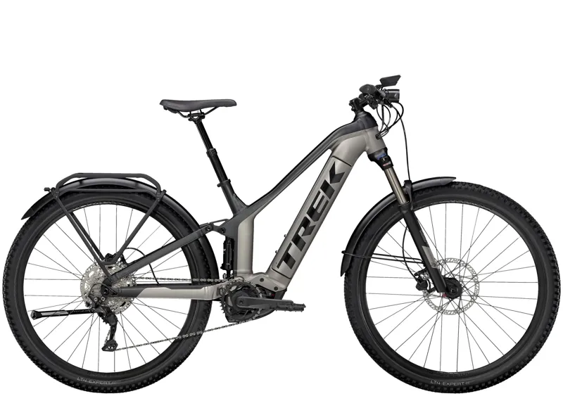 Trek Powerfly FS 4 Equipped Electric Mountain Bike in Silver