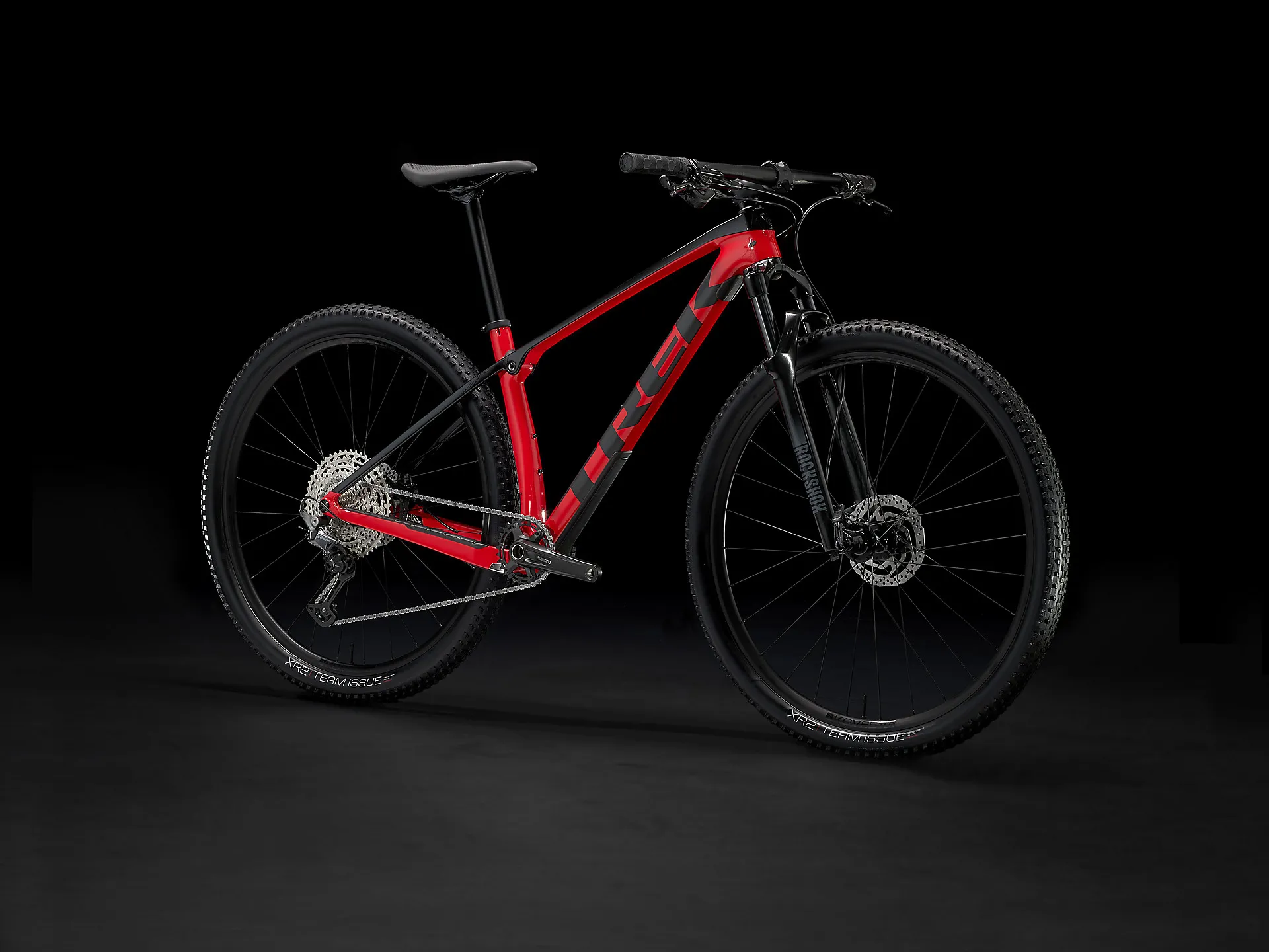 Trek bike red and black store