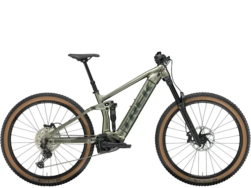 Trek Rail 7 Deore Xt Electric Mountain Bike in Lichen Green